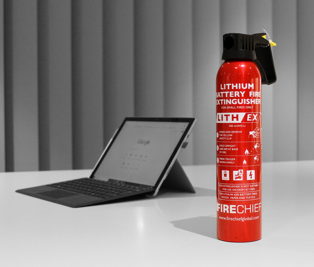 Introducing the NEW Firechief 500ml Lith-Ex Extinguisher! - Fire Depot