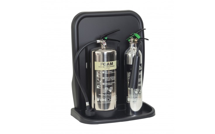 Injection Moulded Two Part Stand Black - Double