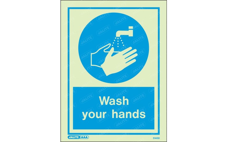 WASH YOUR HANDS SIGN