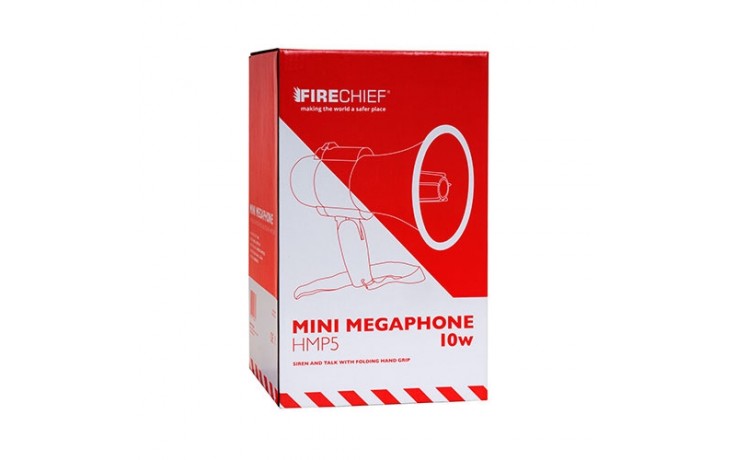 Mini megaphone with folding hand grip | Megaphones