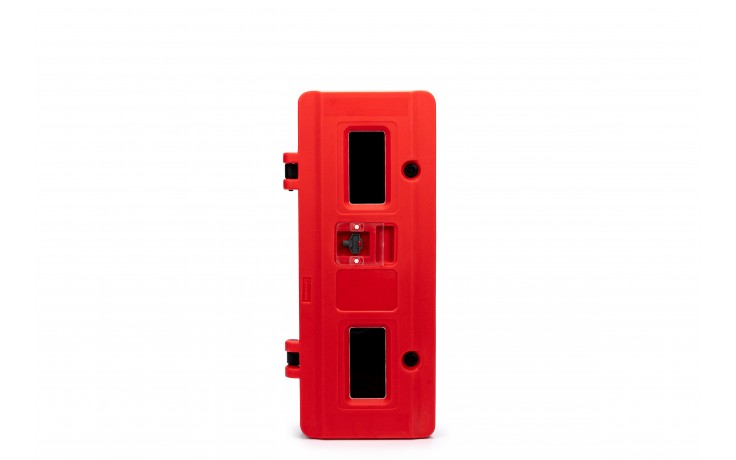 Single extinguisher cabinet with key lock | Rotationally-Moulded Fire ...