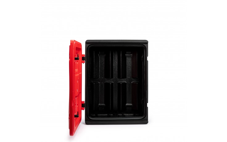Double extinguisher cabinet with key lock | Rotationally-Moulded Fire ...